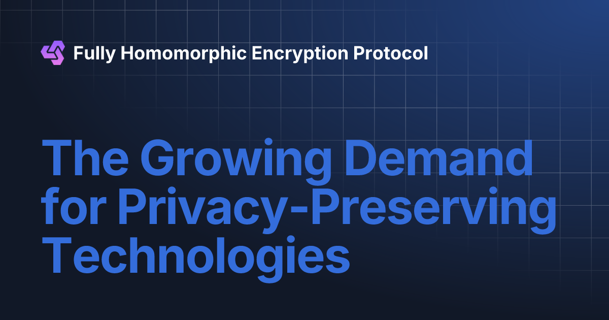 The Growing Demand for Privacy-Preserving Technologies | Fully Homomorphic Encryption Protocol